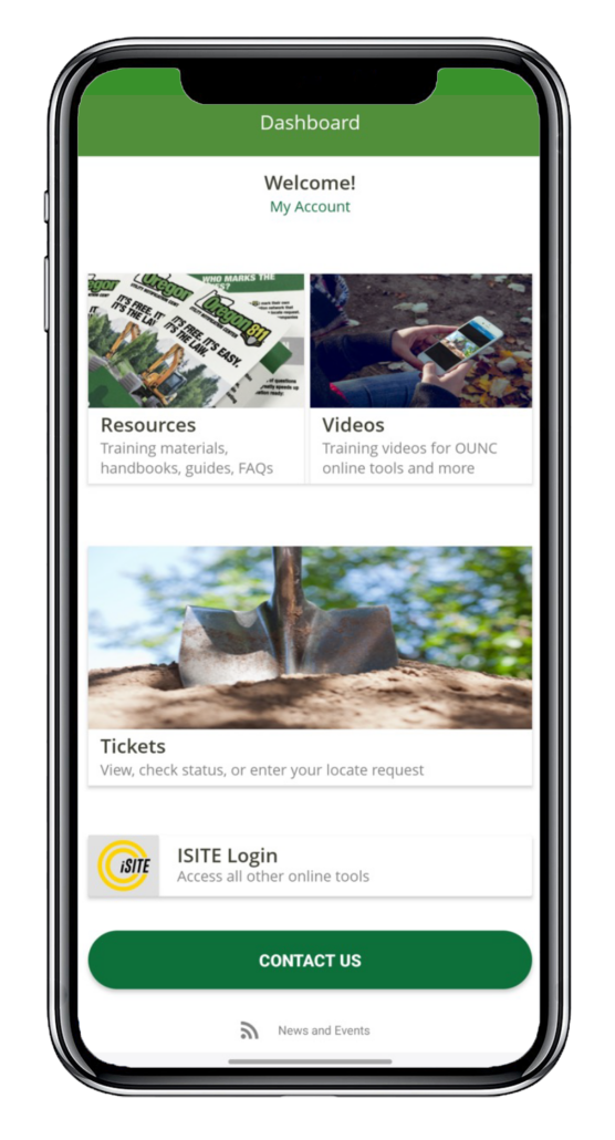 Oregon 811 App - Oregon Utility Notification Center
